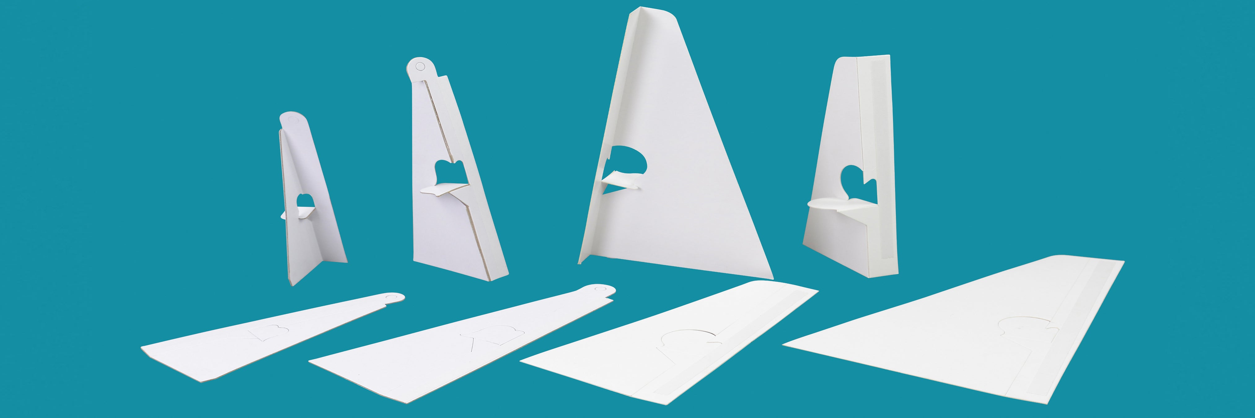 Cardboard Struts — Hang and Display