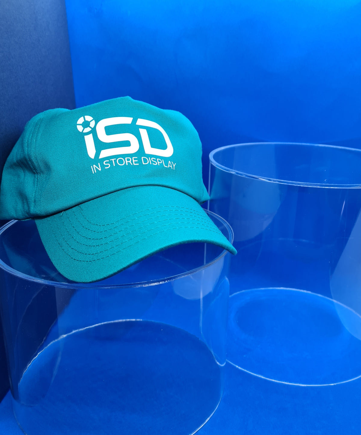 Clear Round Acrylic Cylinder Container and/or Riser 200mm Diameter ...
