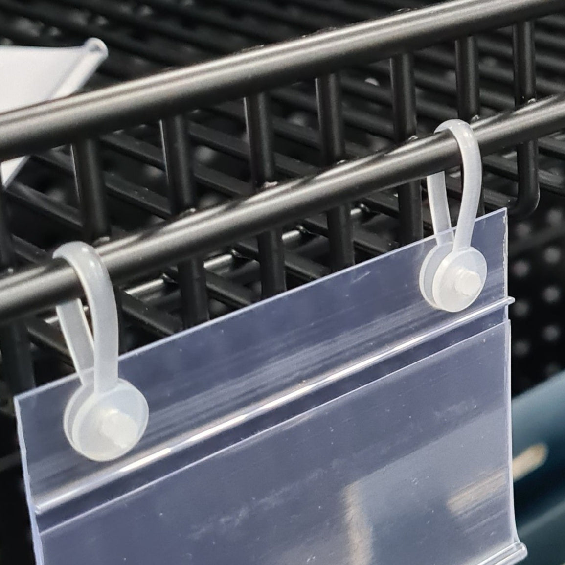 Reusable Plastic Snap Lock Hanging Loop ATT3 — Hang and Display