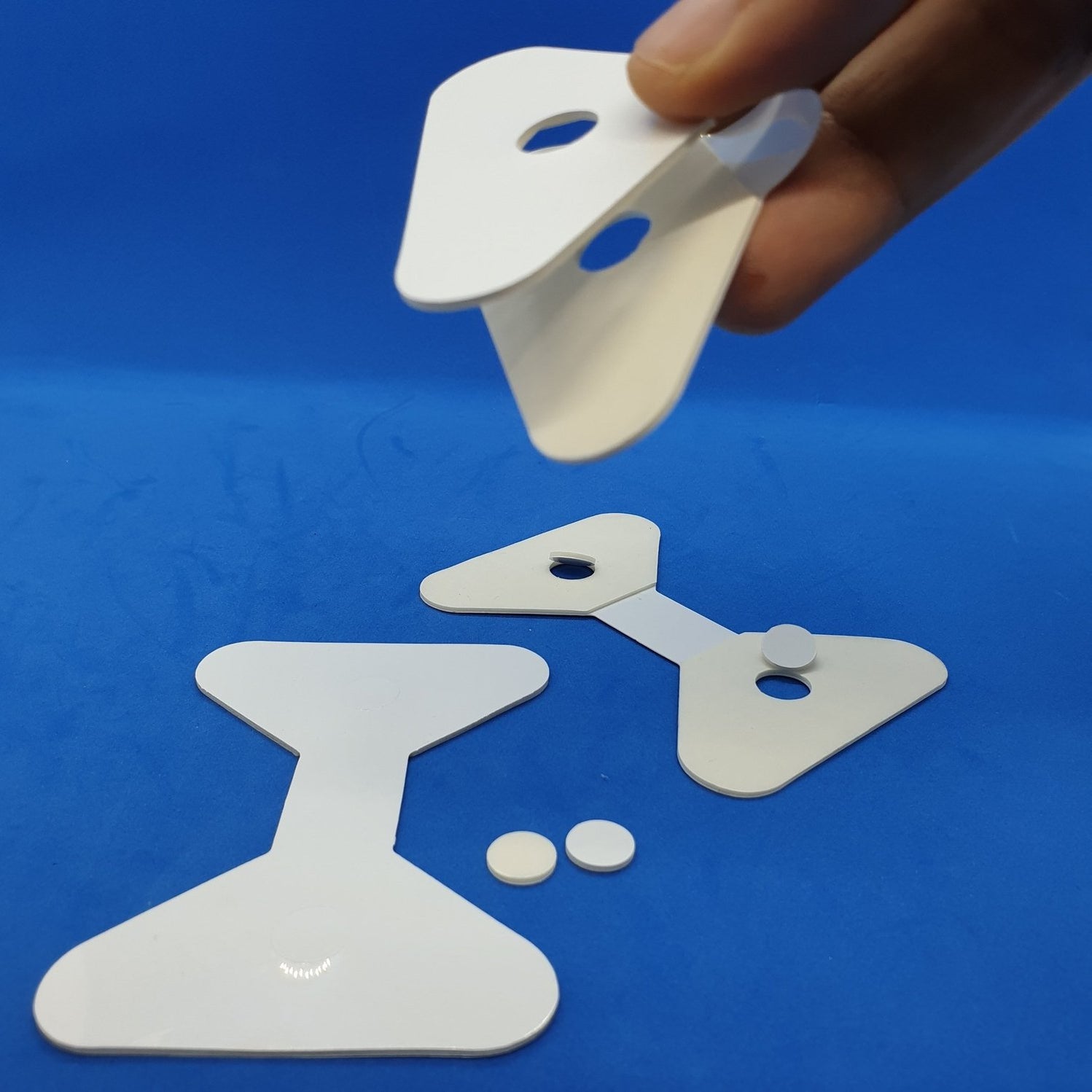 Adhesive Banner Holder Grommet Power Tabs — Hang and Display