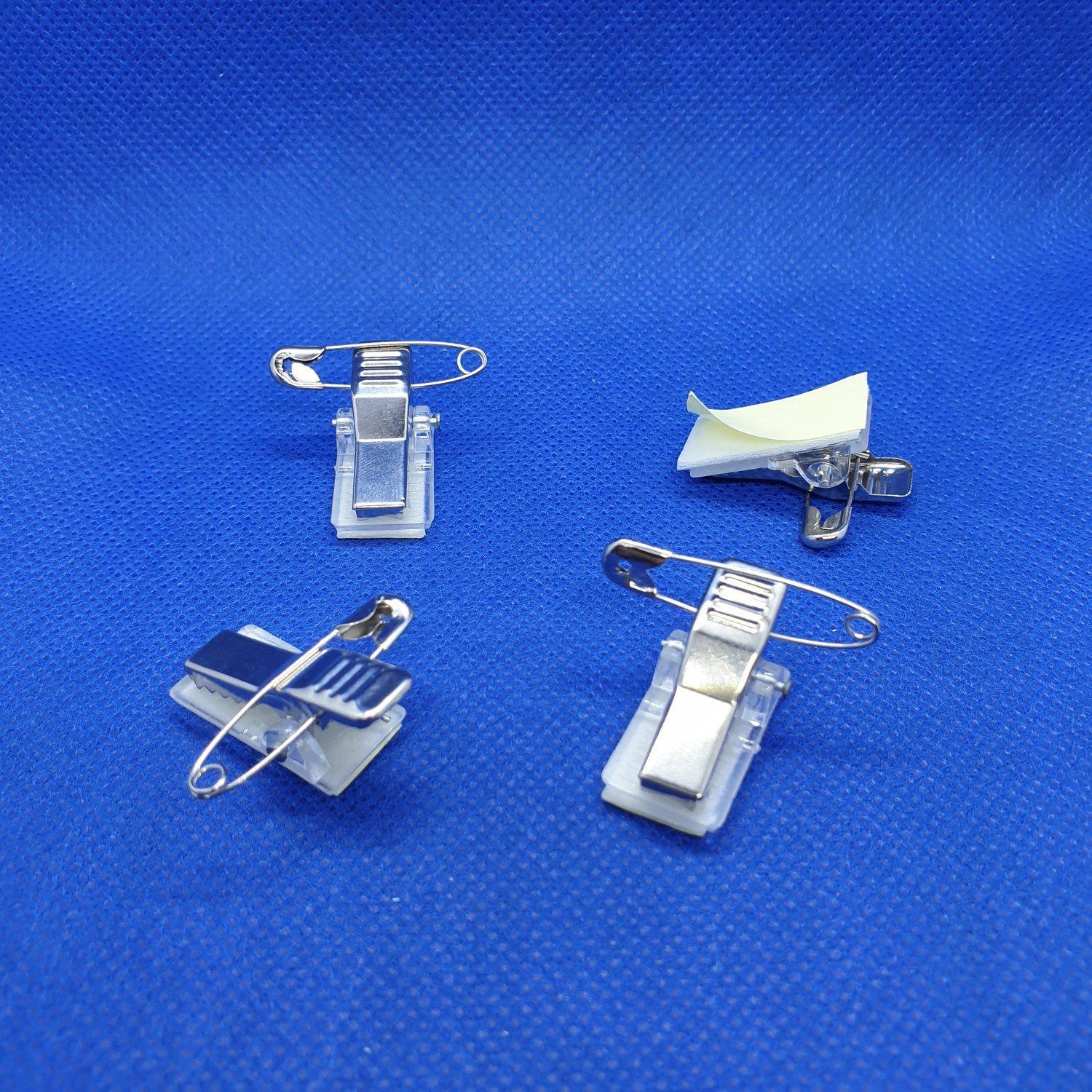 Adhesive Pin and Clip for Name Card Holder BAD1 — Hang and Display