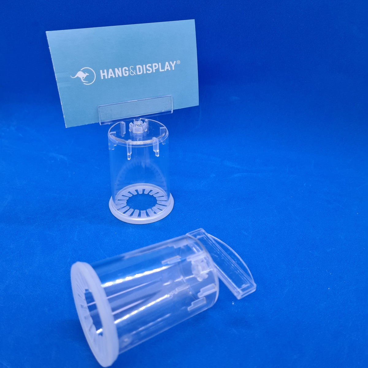 Bottle Top Ticket and Sign Holder — Hang and Display