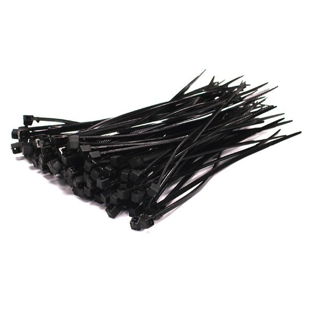 Cable Tie Plastic Fastener Cords Black ATT11-BLK — Hang and Display