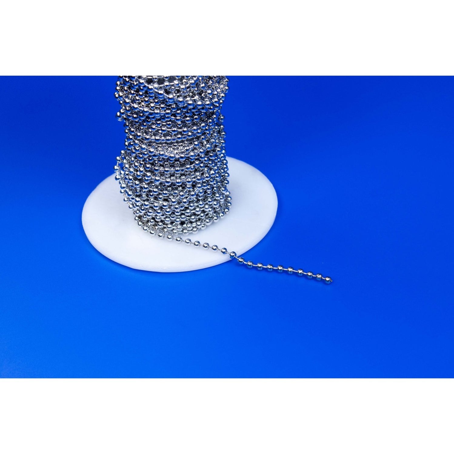 Chromed Metal Pearl Ball Chain Link Fastener CHA1 — Hang and Display