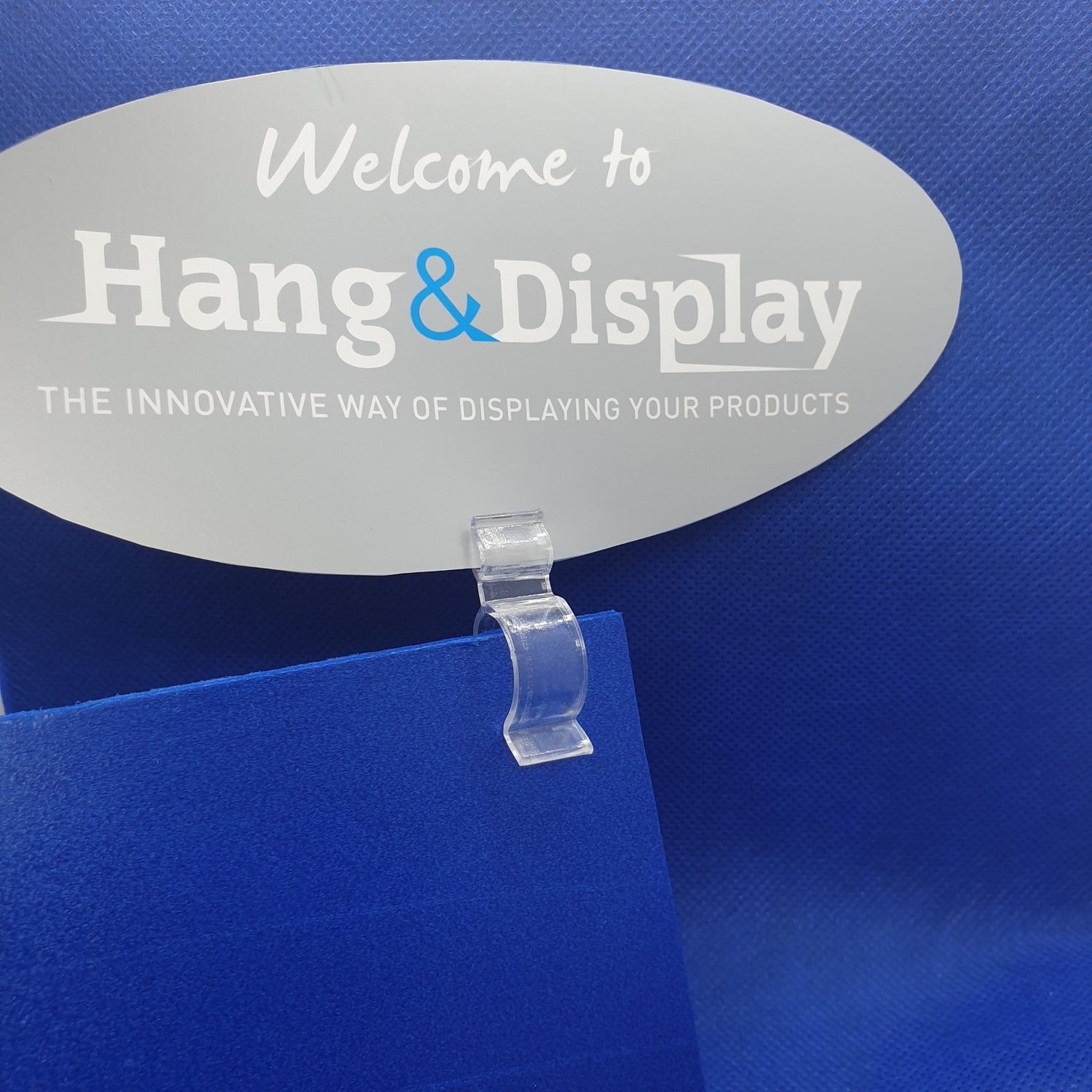 Clear POS Ticket and Card Holder Clip TIC23 — Hang and Display