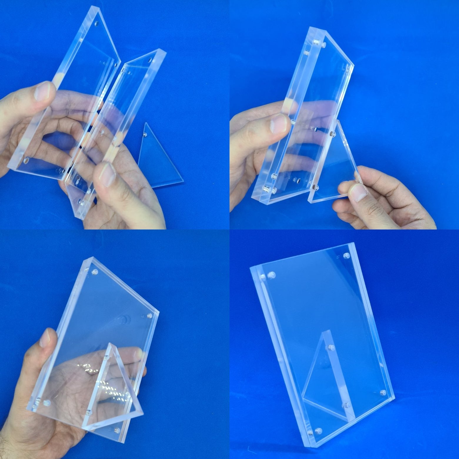 Counter Top Premium Acrylic Sign Holder Magnetic Frame A6 Portrait ...