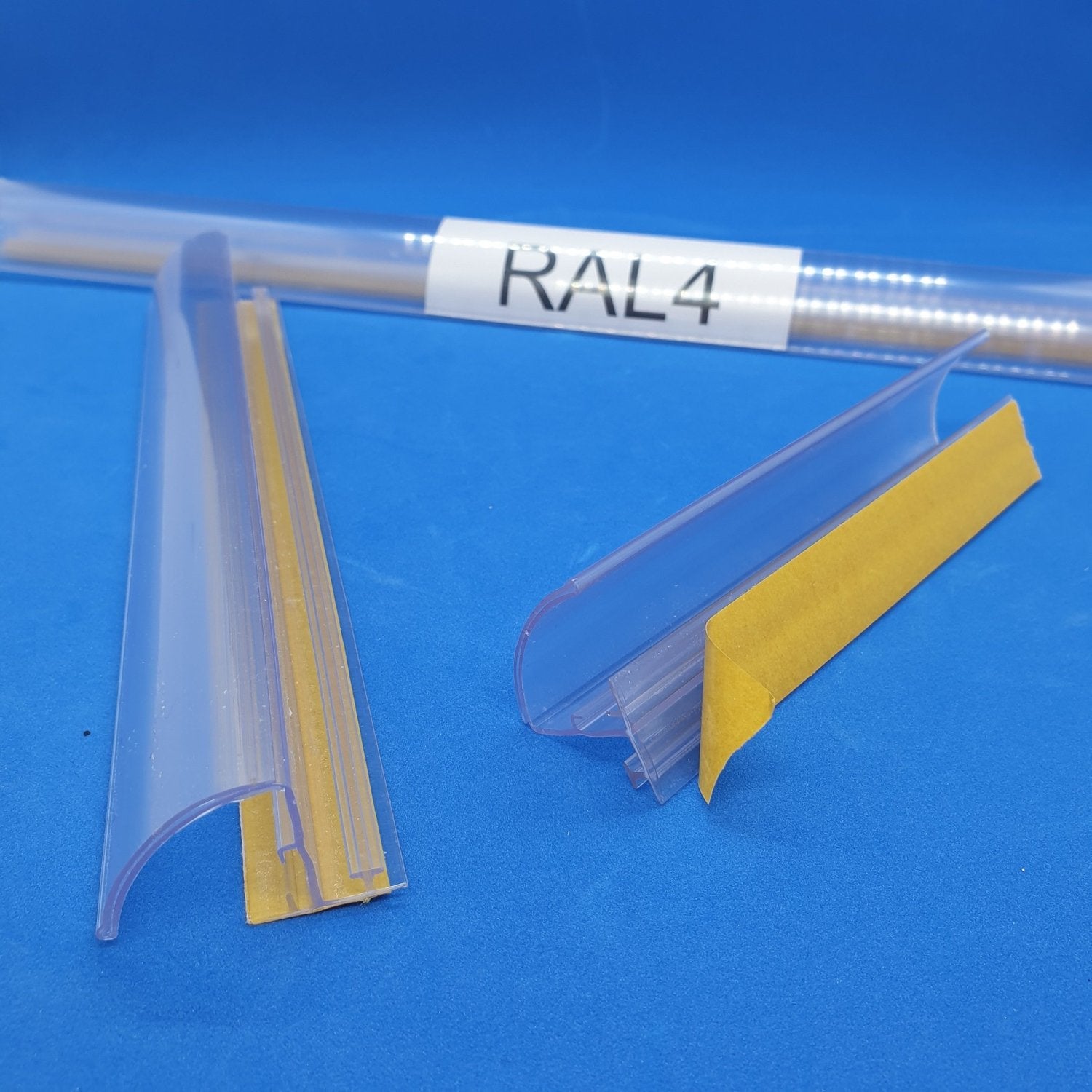 Curved Bullnose POP Data Strip with T Rail and Adhesive 30mm Ticket ...