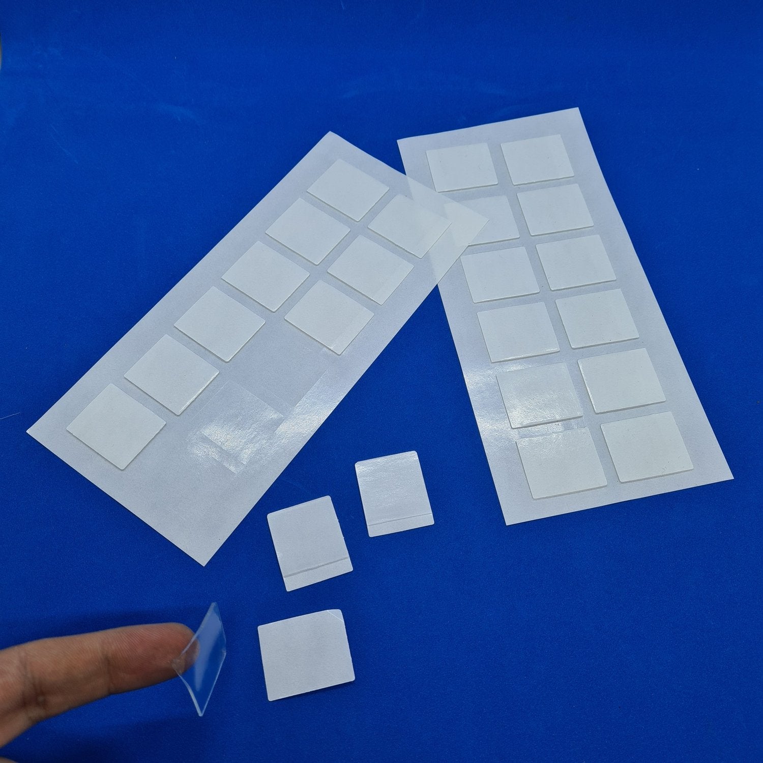 Double Sided Transparent Removable Adhesive Gel Pads on Sheet FOA10/25 ...
