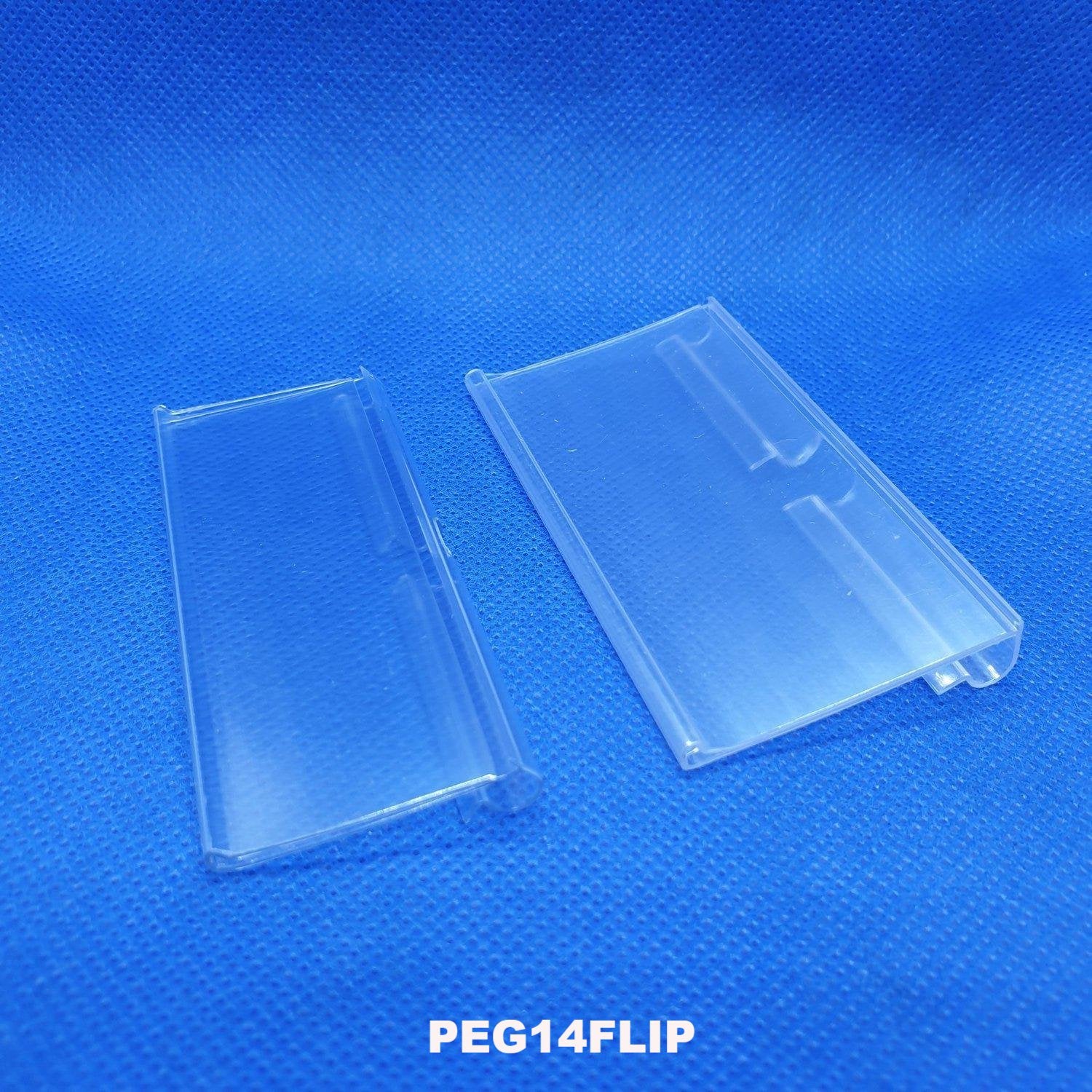 Flip Ticket Holder for Merchandising Hooks PEG14FLIP — Hang and Display