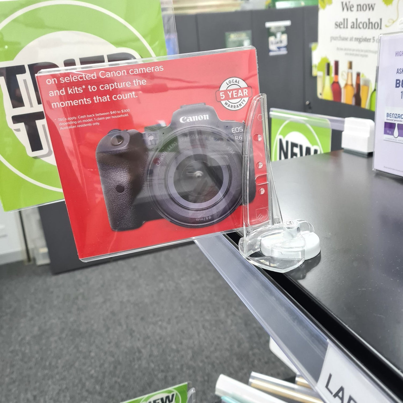 Magnetic Aisle Blade Sign Holder Shelf Mount Shark Fin with Sleeve ...