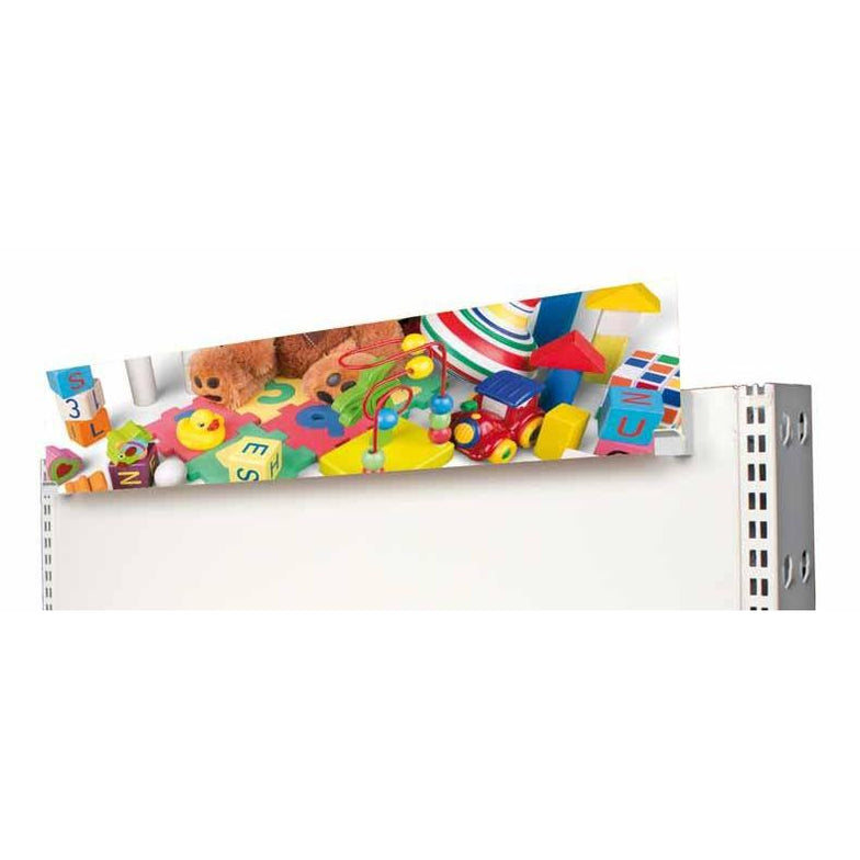 Magnetic Header Card Sign Holder Clip Wall Mount — Hang and Display