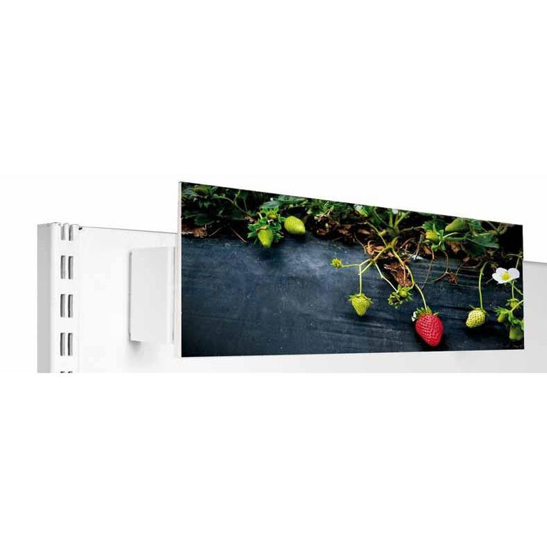 Magnetic Header Card Sign Holder with Adhesive — Hang and Display