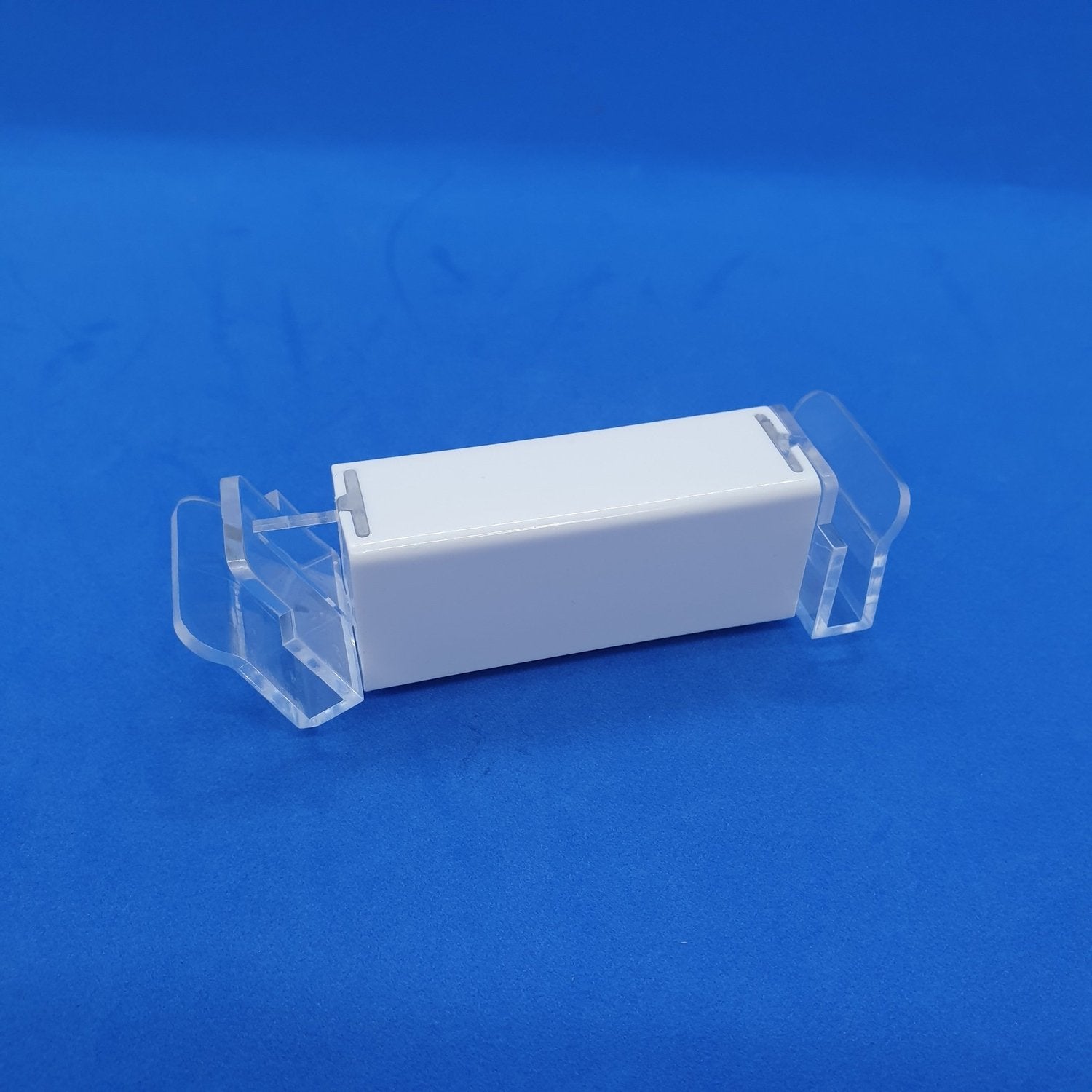 Magnetic Header Card Sign Holder with Slide-in Clips — Hang and Display