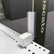 Magnetic Hinged Aisle Blade Sign Holder L Shaped Shelf Mount — Hang and ...