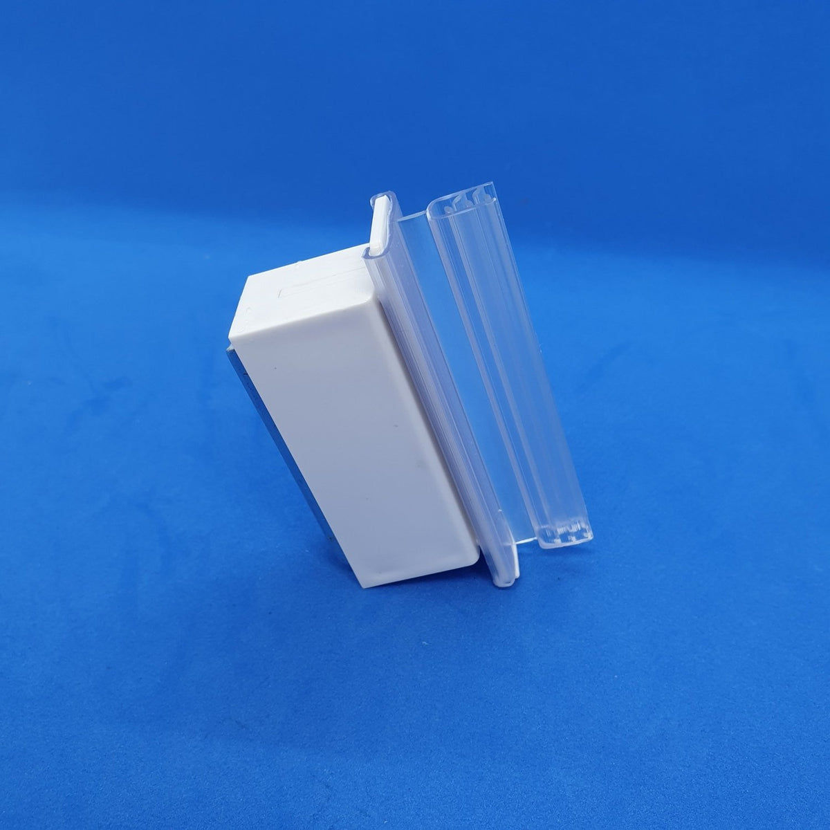 Magnetic Hinged Aisle Blade Sign Holder Upright Mount — Hang and Display