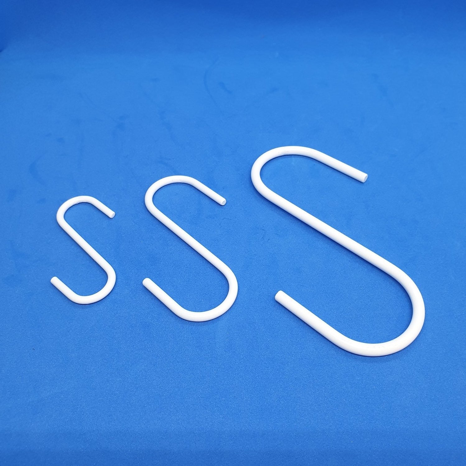 Metal S Hook Powder Coated Steel Wire Large Hanging Hooks — Hang and ...