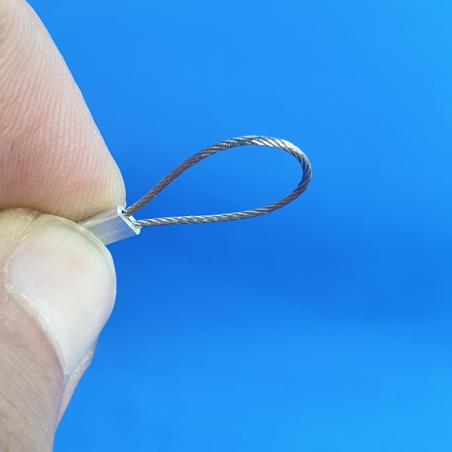 Metal Wire Cable with Looped Ends for Hanging Items — Hang and Display