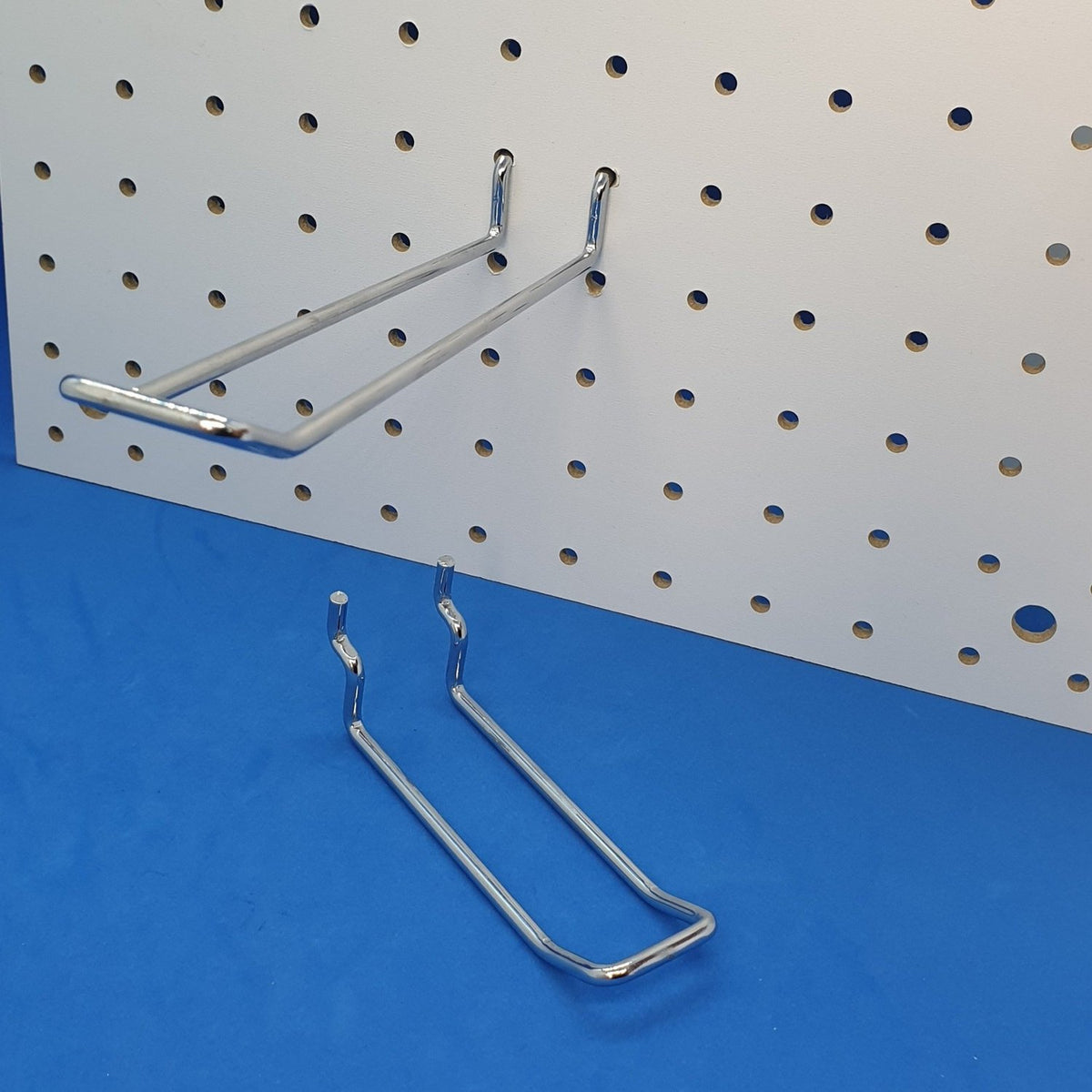 Pegboard and Slatwall Double Prong Loop Metal Merchandising Hook PEG16 ...