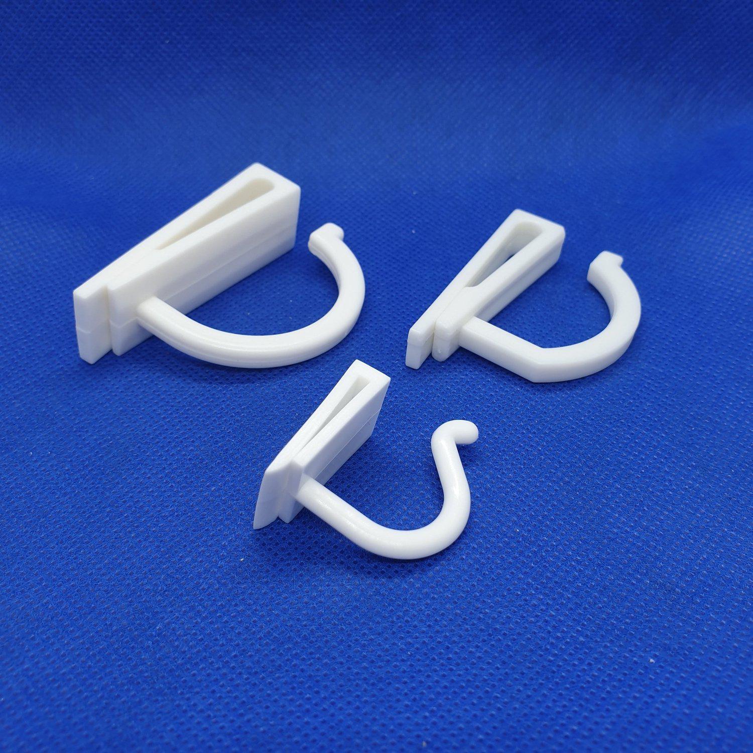 Plastic Hanging Shelf Hook For Cardboard Displays and Shelves — Hang ...