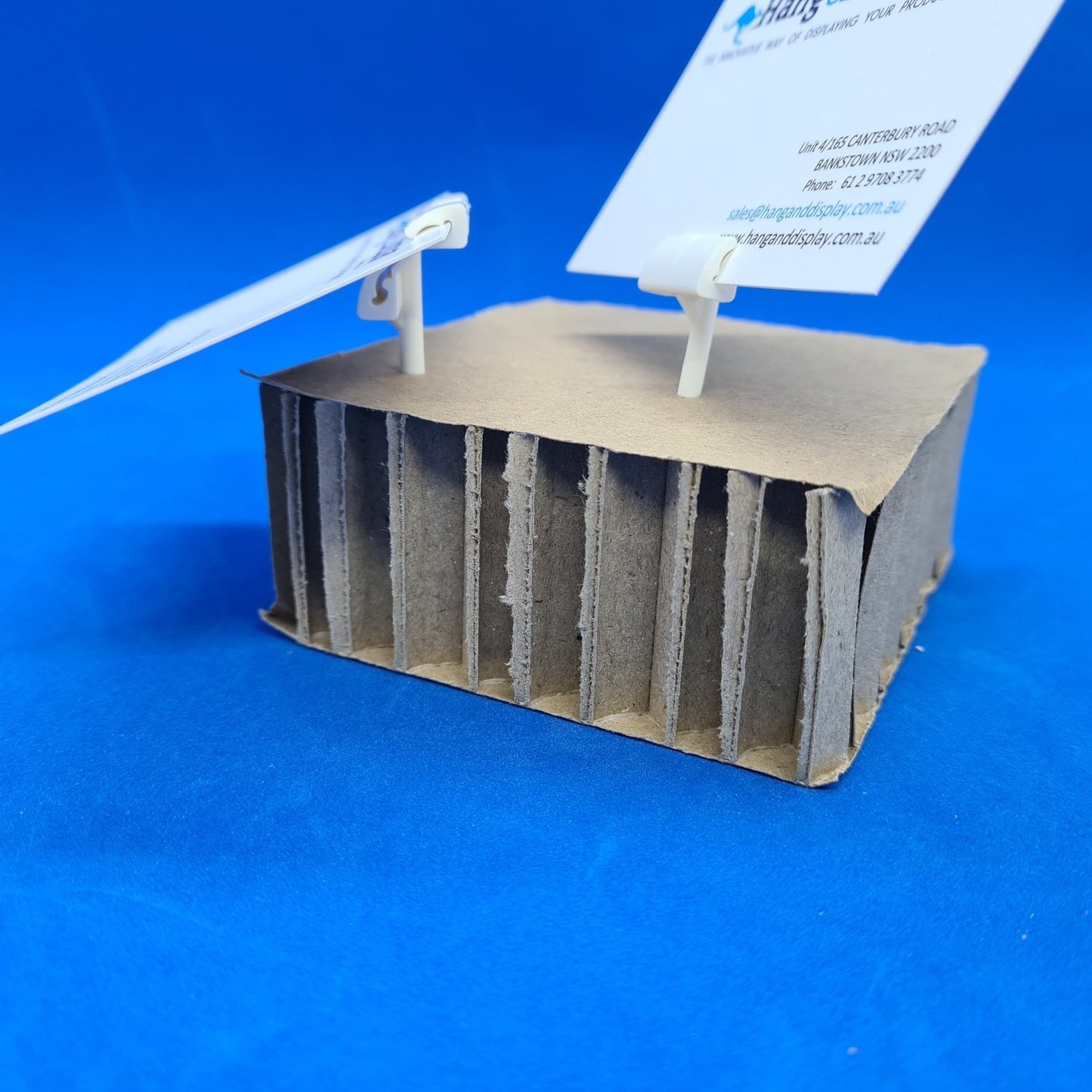 Plastic Pin Ticket Holder Food Price Card Spike — Hang and Display