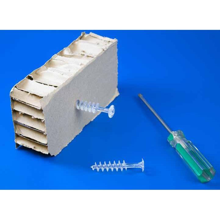 Plastic Screw for Cardboard and Polystyrene COR18 COR19 — Hang and Display
