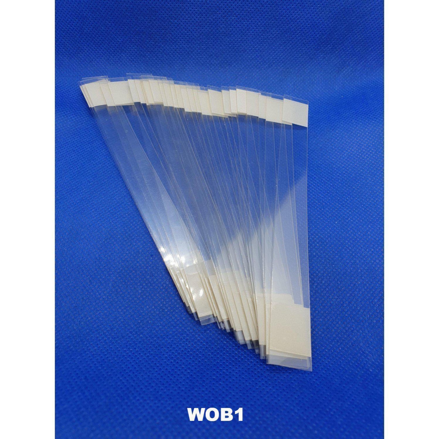 Plastic Transparent Shelf Wobblers with Adhesive Pads WOB1 — Hang and ...