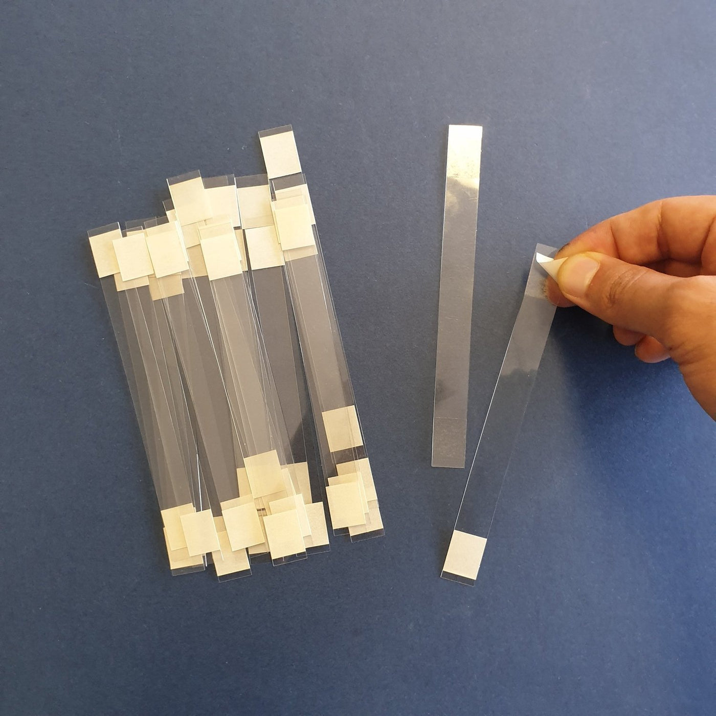 Plastic Transparent Shelf Wobblers with Adhesive Pads WOB1 — Hang and ...