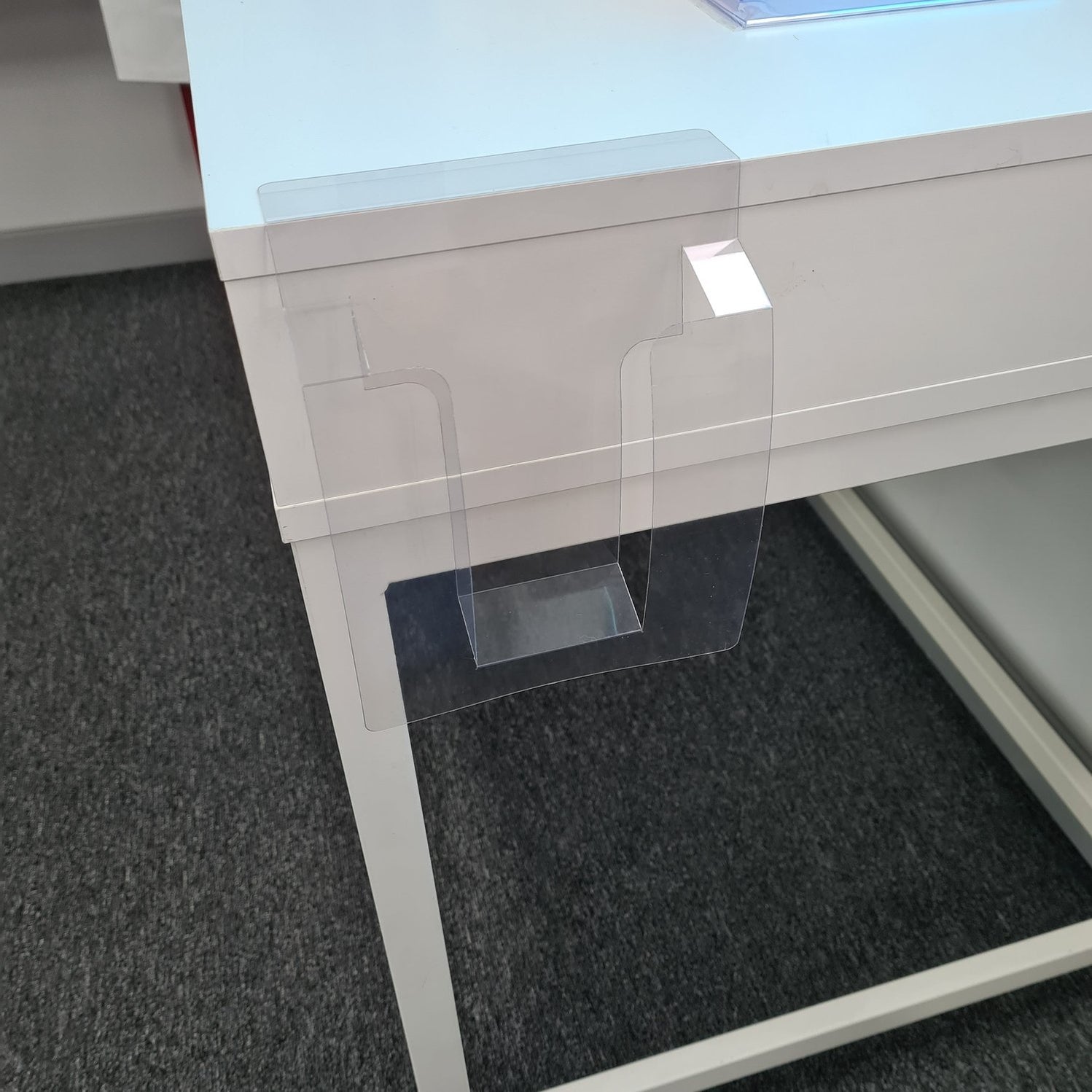 Shelf Mounted Leaflet Dispenser Shelf Talker with Adhesive — Hang and ...