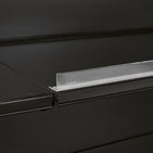 Shelf Stopper Strip Clear PVC with T-Rail and Magnetic Base — Hang and ...