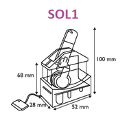 Solar Power Tick-Tock Moving Display SOL1 — Hang and Display