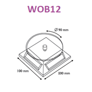 Solar Power Turn Table Moving Display TAB12 — Hang and Display