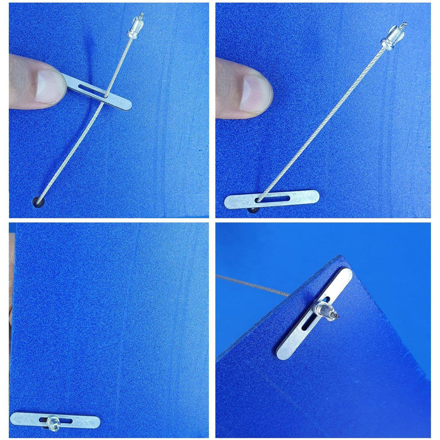 Steel Wire Hanging System Ceiling Toggle with Gripple Fastener — Hang ...