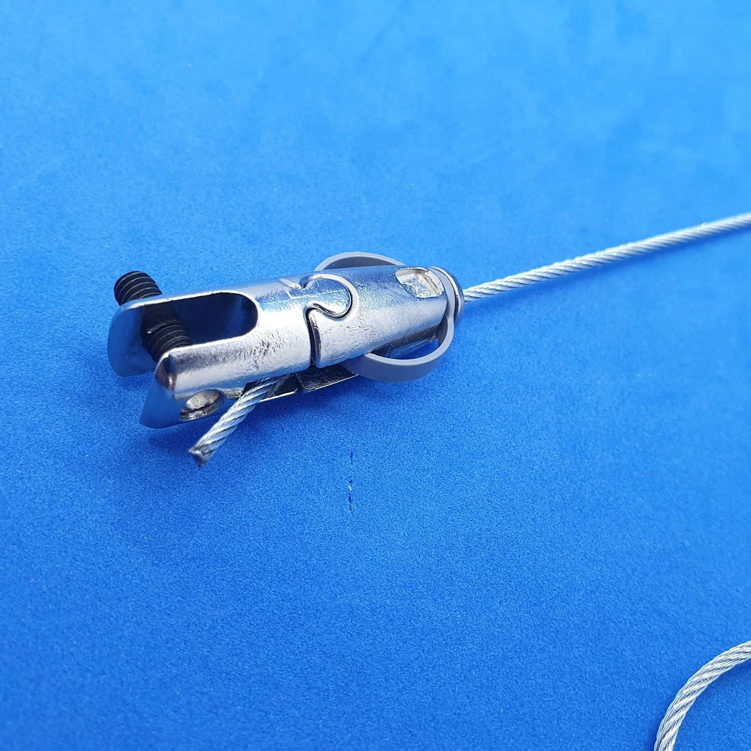 Steel Wire Hanging System Looped End with Adjustable Sign Panel Clamp ...