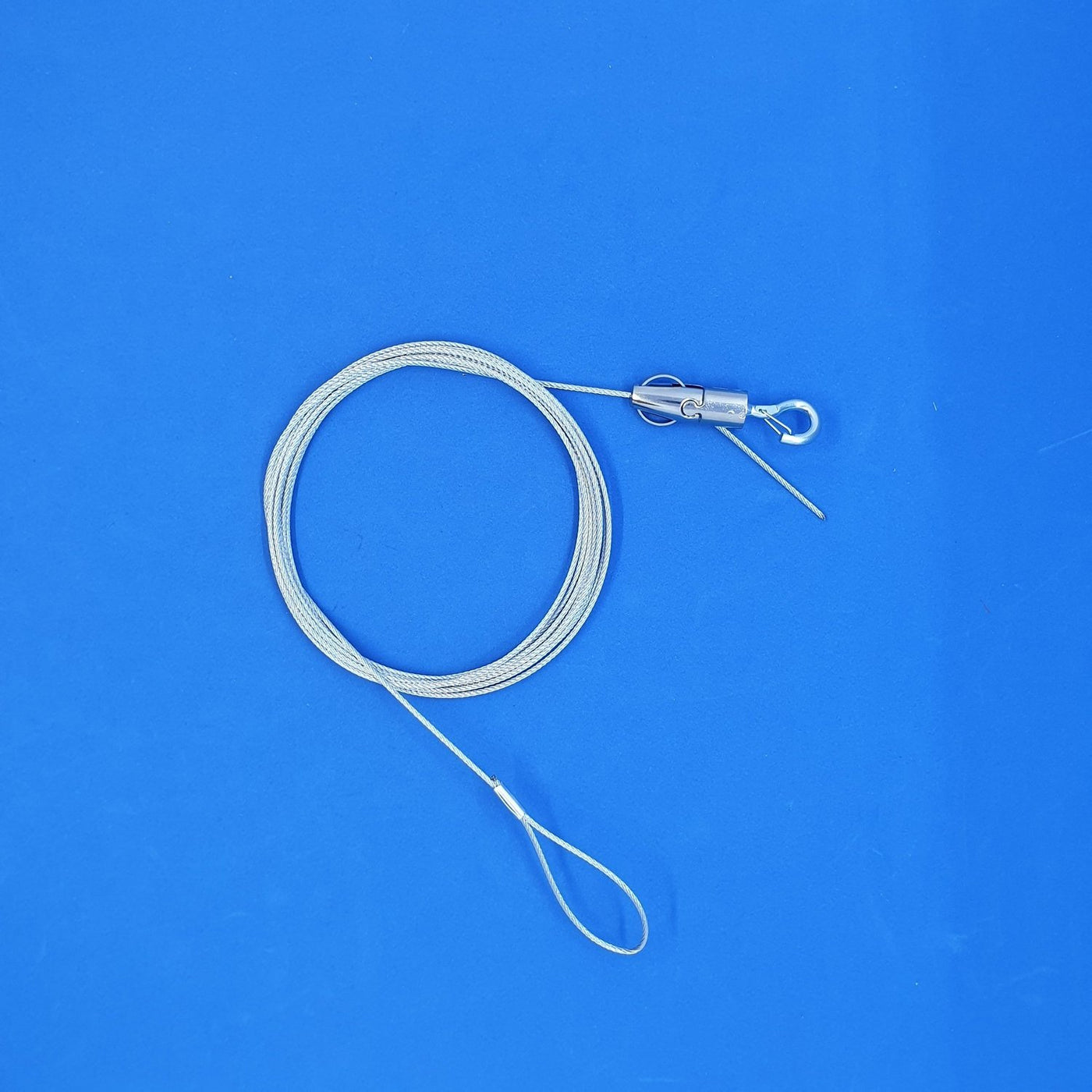 Steel Wire Hanging System Looped End with Adjustable Snap Hook — Hang ...