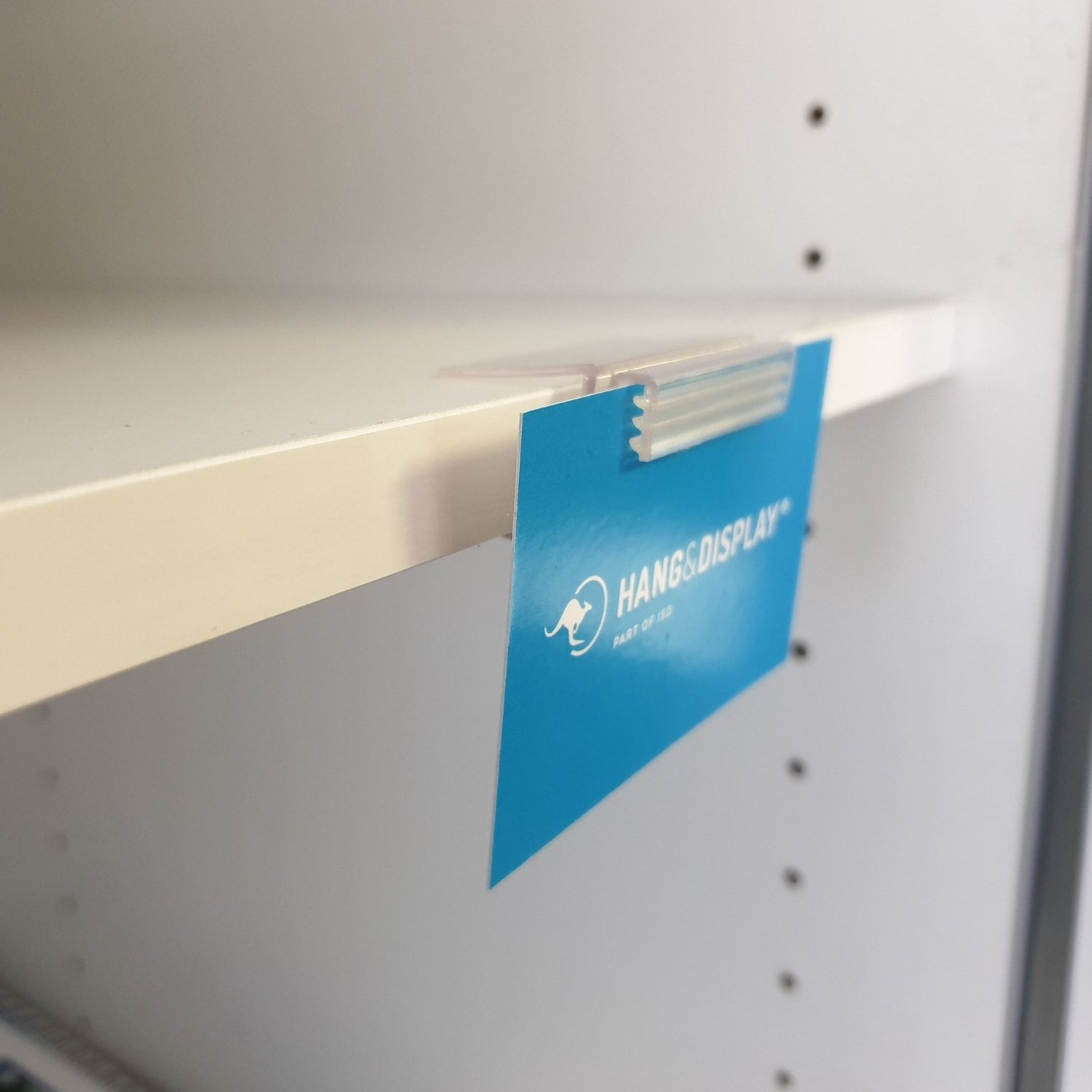 SuperGrip Parallel Hinged Ticket Holder for Timber Shelves SUP22 — Hang ...