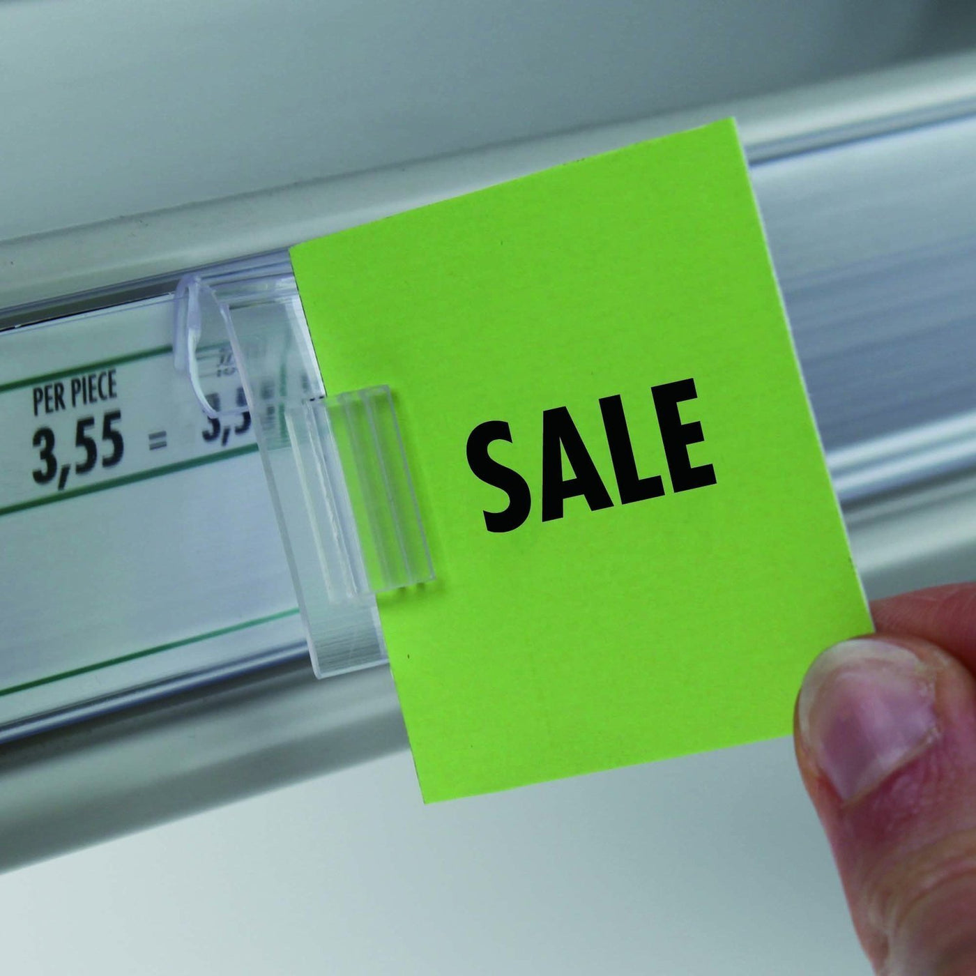 Supergrip Perpendicular Sign Holder for Data Strips and Shelves SUP36 ...