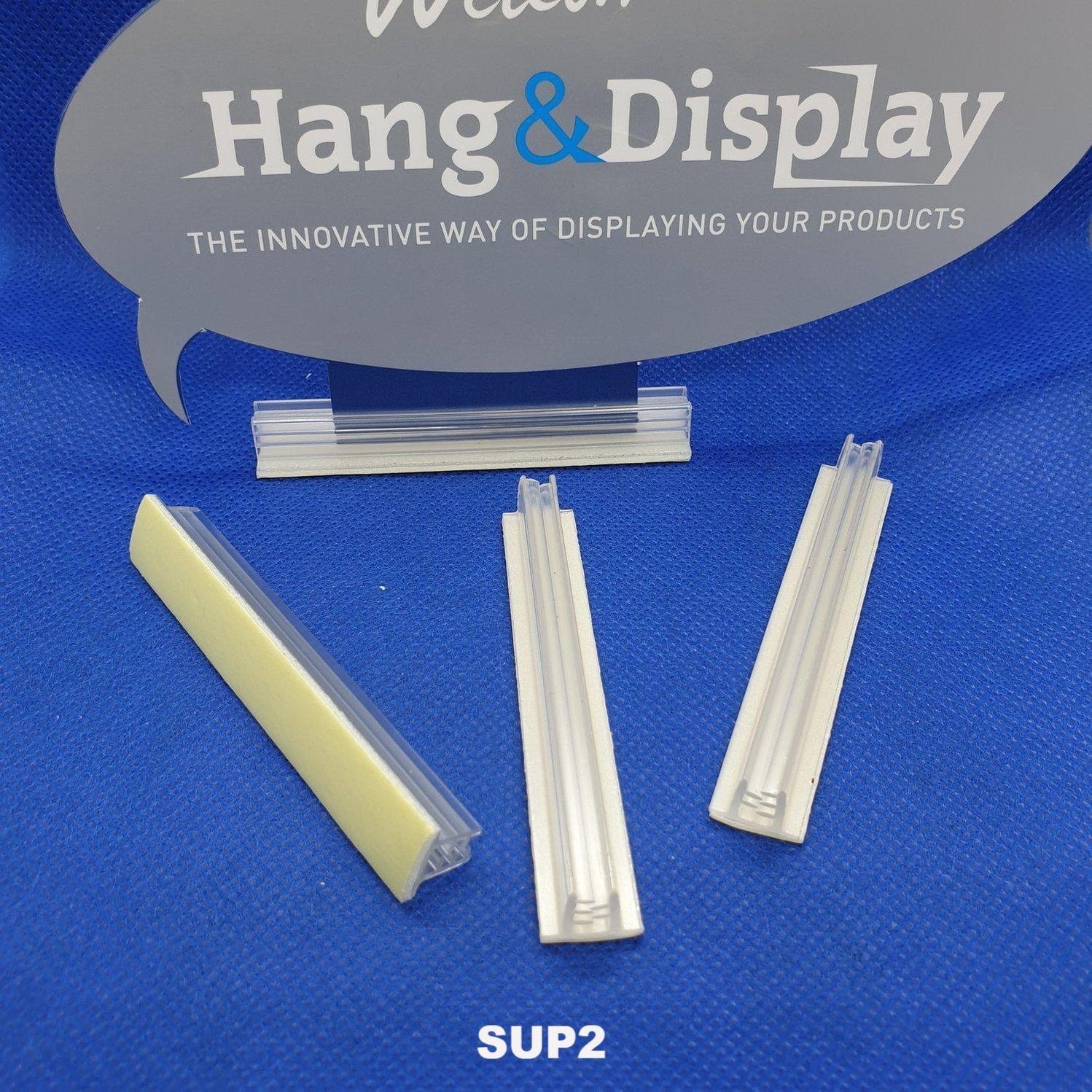 SuperGrip Sign Holder 12mm Adhesive Base 0.35mm to 2mm Capacity SUP1 S ...
