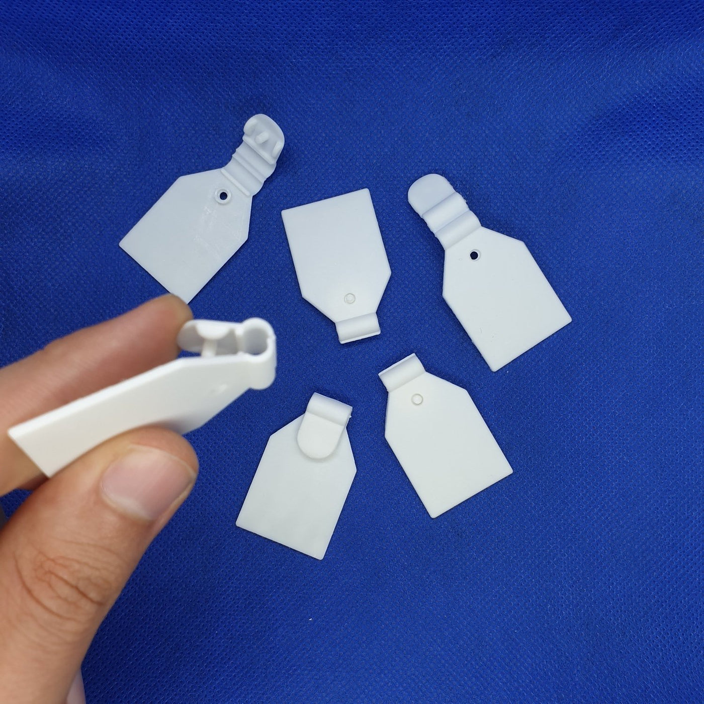 Swing Tag Label for Merchandising Loop Hooks — Hang and Display