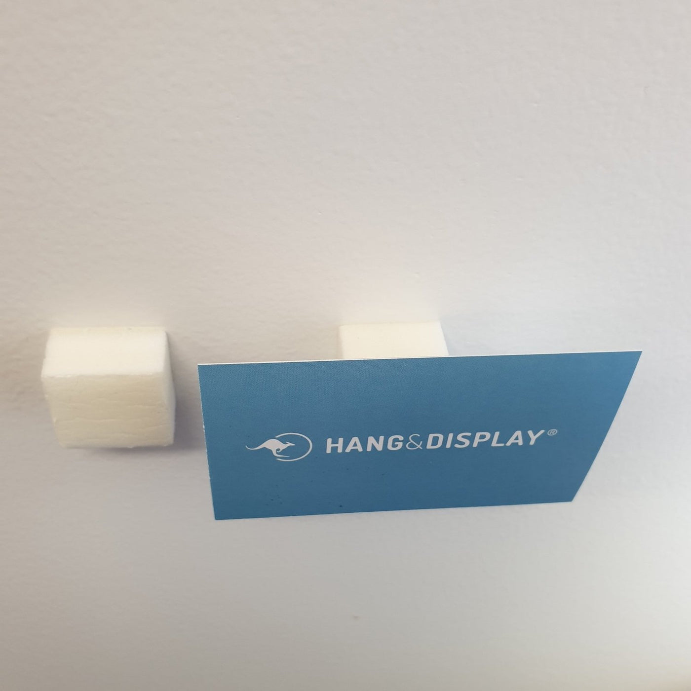 Twin Stick Foam Block Media Spacer with Adhesive — Hang and Display